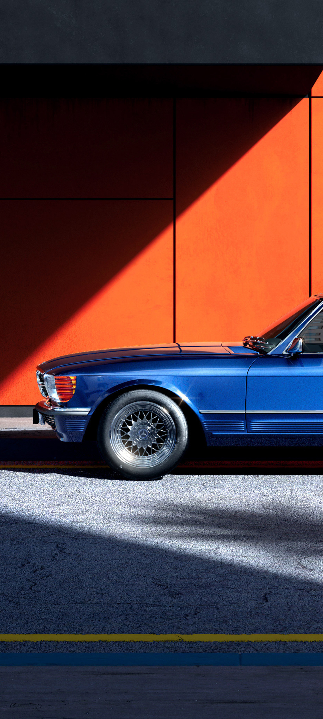 1080x2400 Mercedes Benz SL R107 Side View Google Pixel 7 ,HD 4k ...