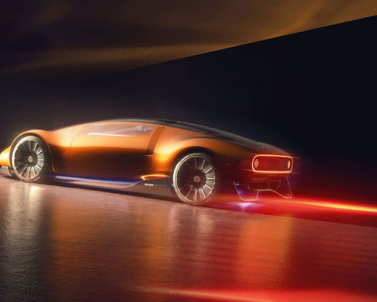 1280x1024 Mercedes Benz Vision One Eleven Rear Wallpaper,1280x1024 ...