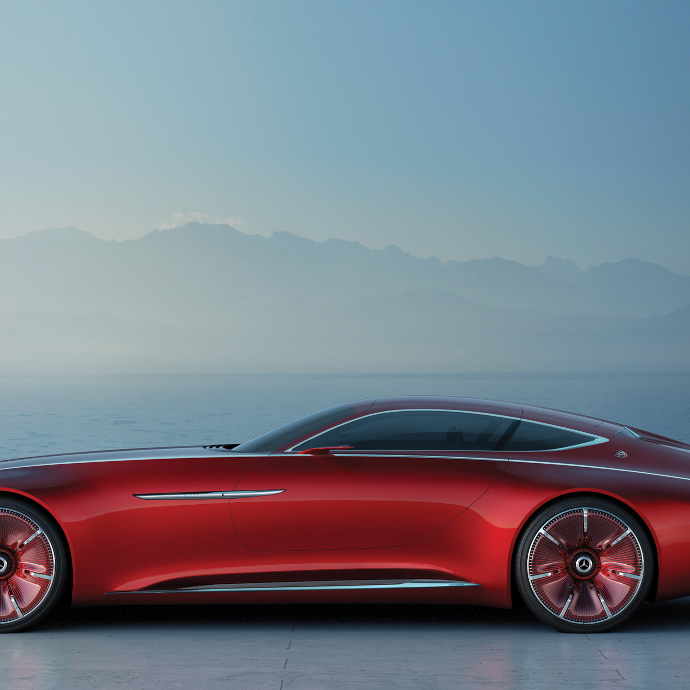 2932x2932 Mercedes Maybach Vision Concept Car Ipad Pro Retina Display ...