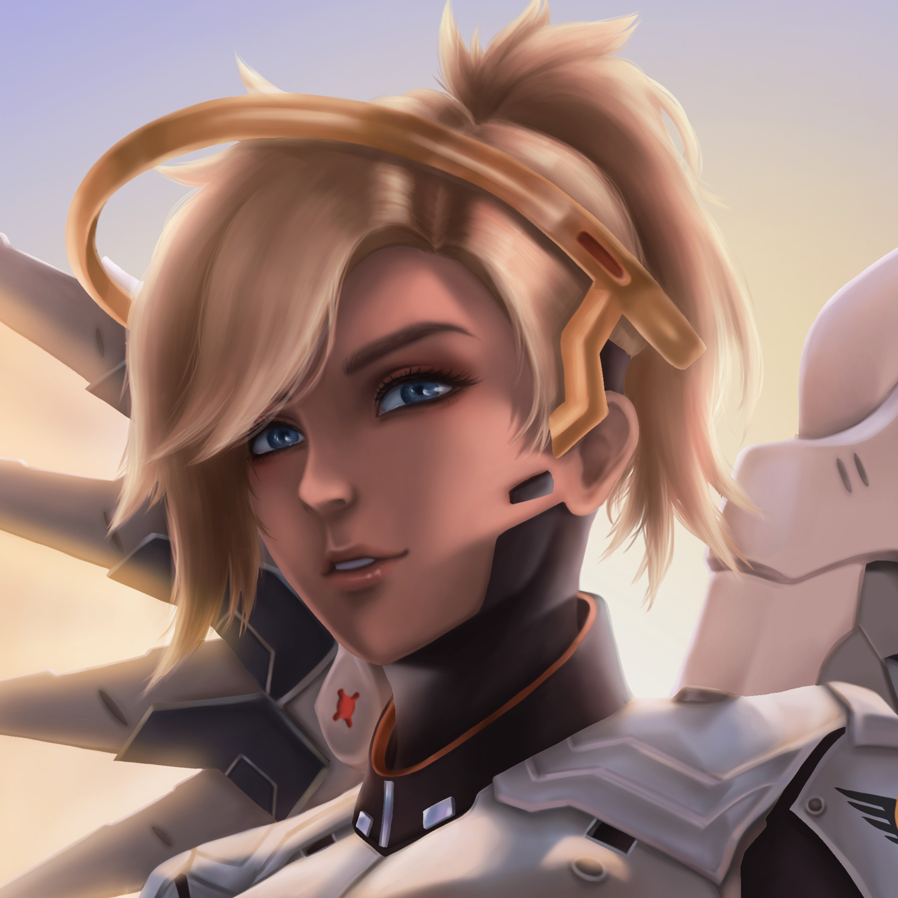 2932x2932 Mercy Overwatch 4k Artwork Ipad Pro Retina Display ,HD 4k ...