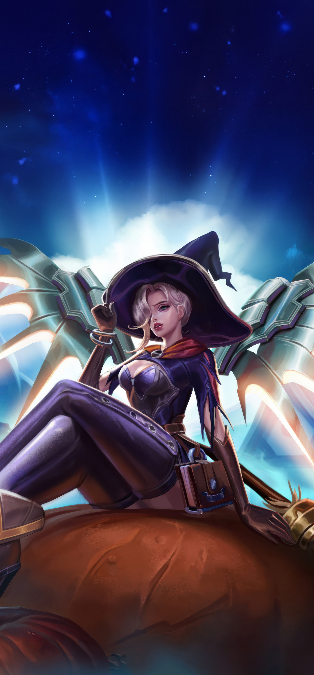 1242x2668 Mercy Witch Overwatch Iphone XS MAX ,HD 4k Wallpapers,Images ...
