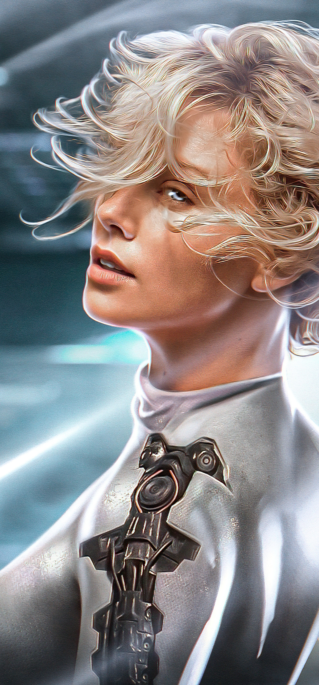 1242x2668 Meta Suit Armor Scifi Cyberpunk Girl Iphone XS MAX ,HD 4k ...