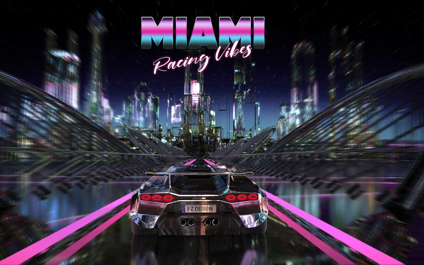 1680x1050 Miami Racing Vibes 1680x1050 Resolution HD 4k Wallpapers ...