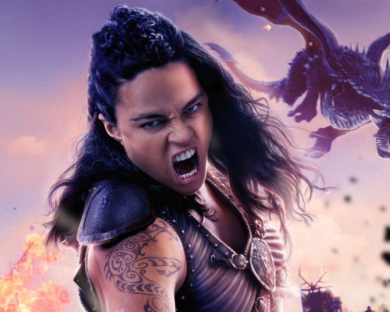 1280x1024 Michelle Rodriguez As Holga Kilgore In Dungeons And Dragons ...