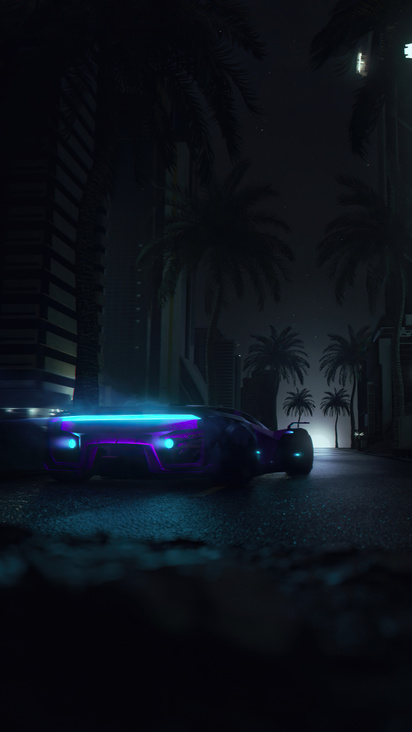 412x732 Midnight Neon Drive 4k 412x732 Resolution HD 4k Wallpapers ...