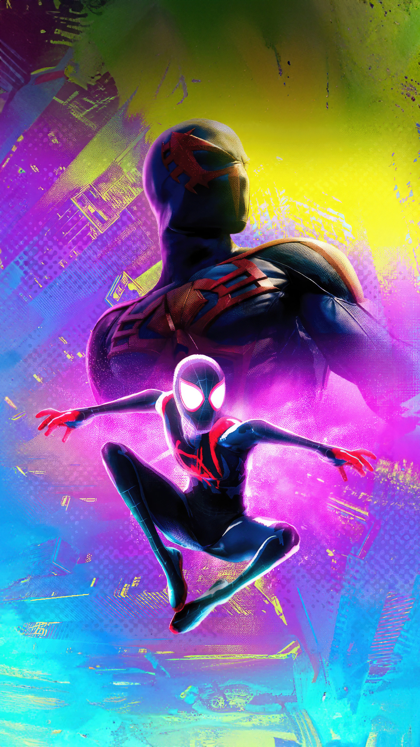1440x2560 Miles Morales And Spider Man 2099 Samsung Galaxy S6,S7 ...