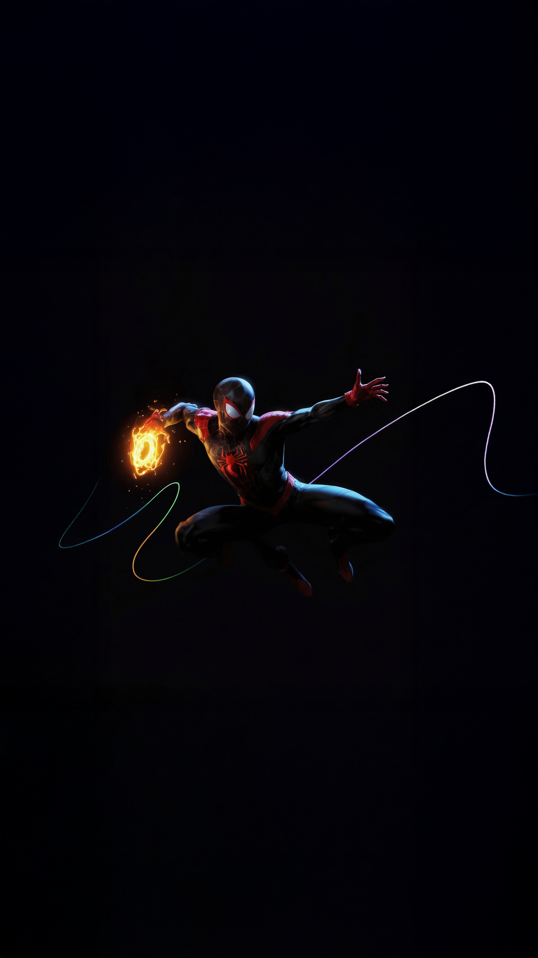 1080x1920 Miles Morales Shock And Web Iphone 7,6s,6 Plus, Pixel xl ,One ...