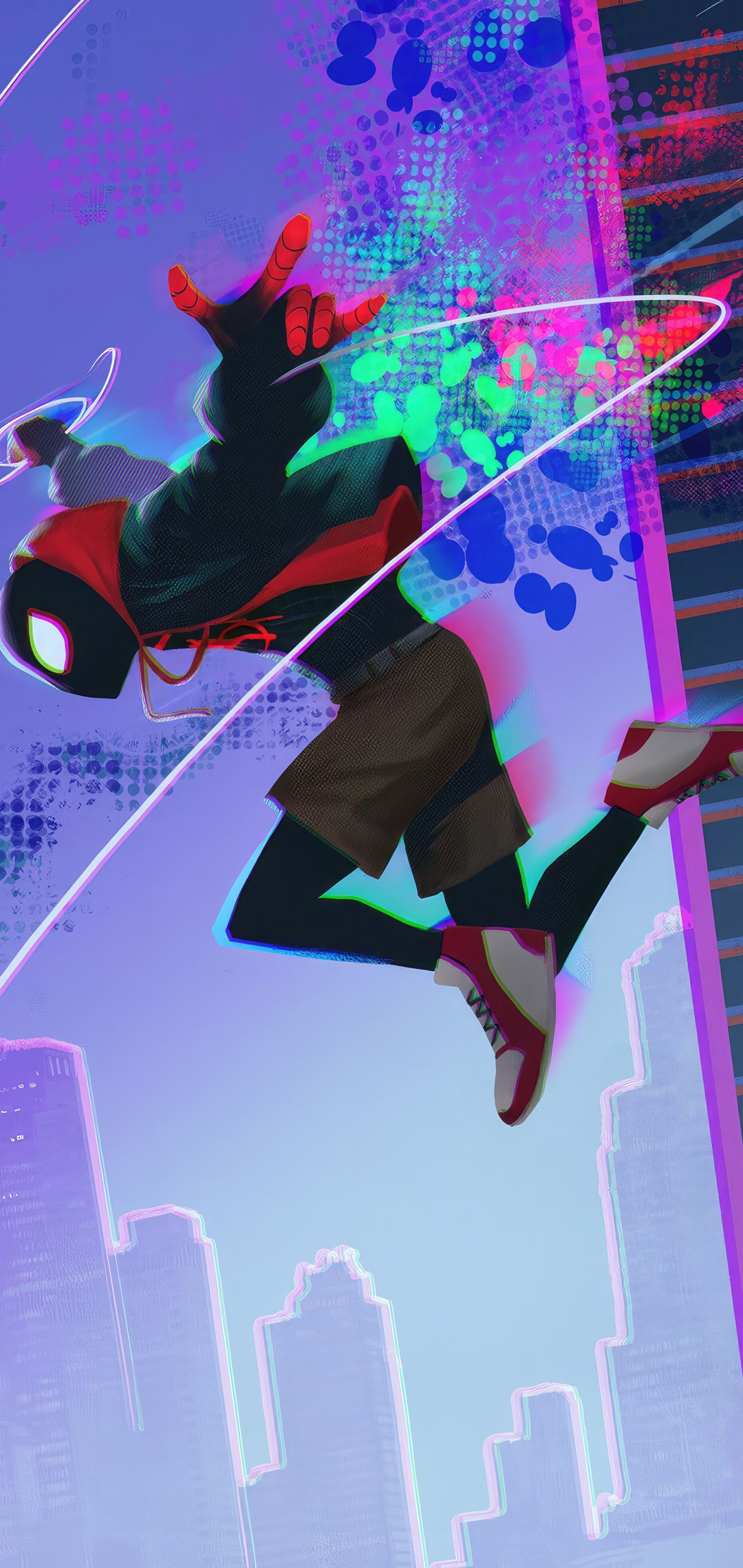 1080x2280 Miles Morales Strikes Back One Plus 6,Huawei p20,Honor view ...