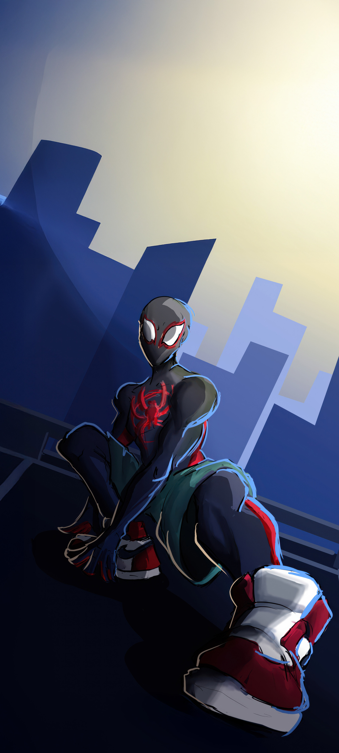 1080x2400 Miles Morales Suit Up Shock Out Google Pixel 7 ,HD 4k ...