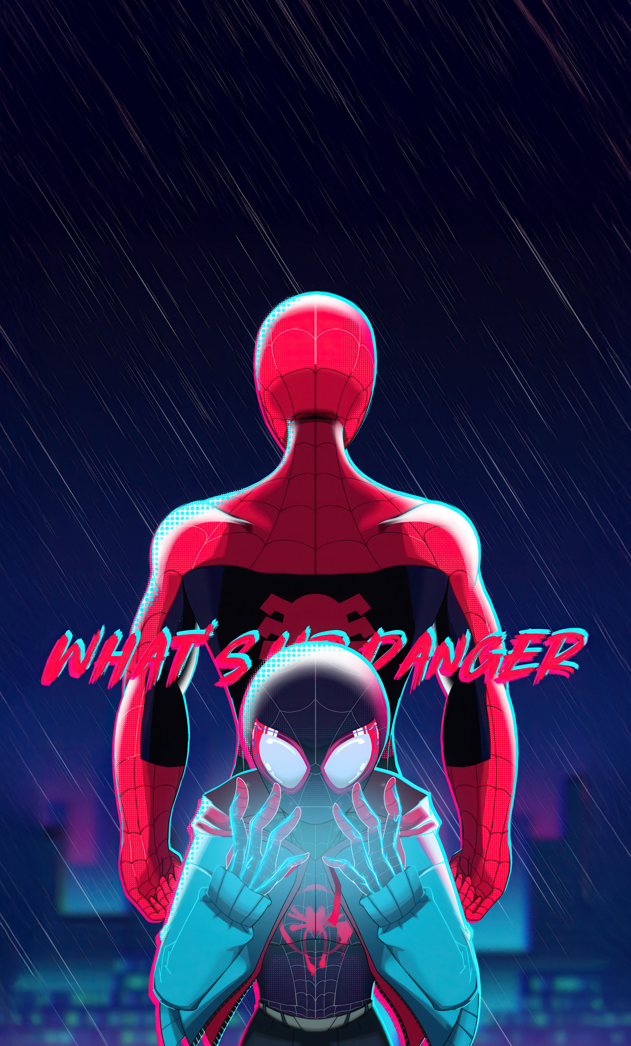 1280x2120 Miles Morales What Up Danger iPhone 6+ ,HD 4k Wallpapers ...