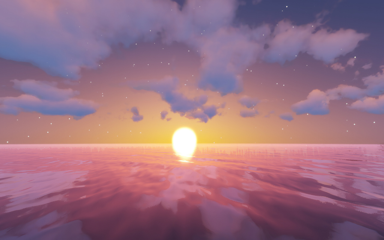 1280x800 Minecraft Sunset Cgi 720P ,HD 4k Wallpapers,Images,Backgrounds ...