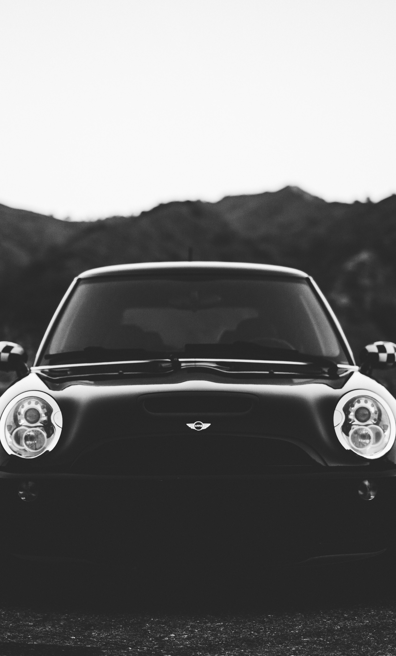 1280x2120 Mini Cooper S R56 Monochrome iPhone 6+ ,HD 4k Wallpapers ...