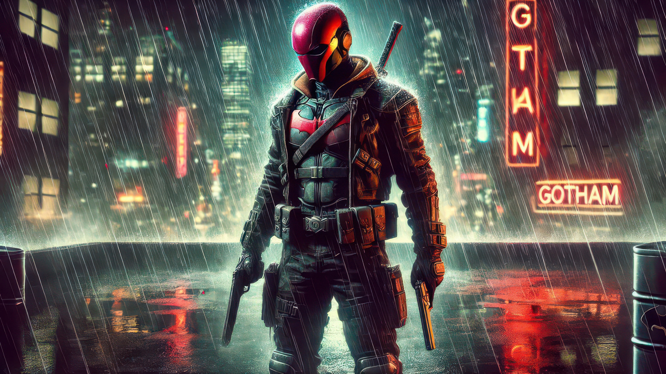 1366x768 Modern Day Red Hood Laptop HD ,HD 4k Wallpapers,Images ...
