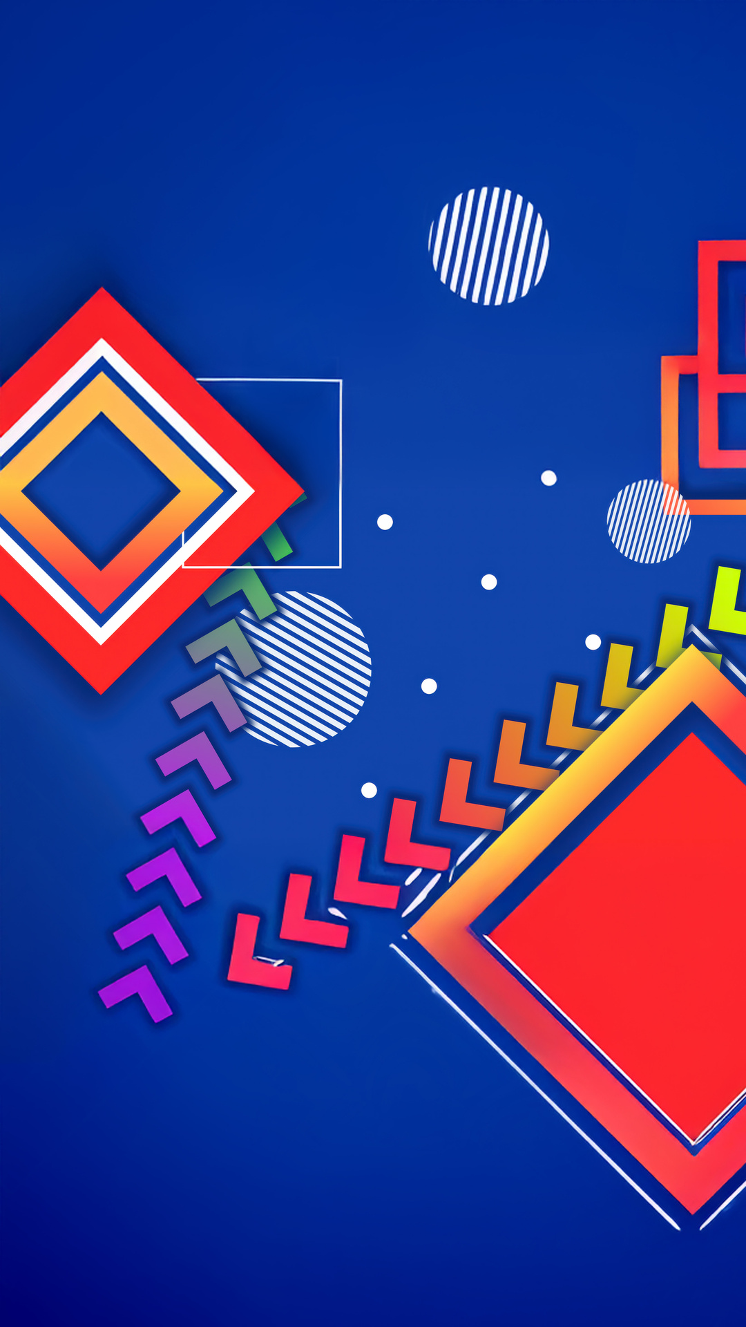 1080x1920 Modern Square Geometry Abstract Shapes Iphone 7,6s,6 Plus ...