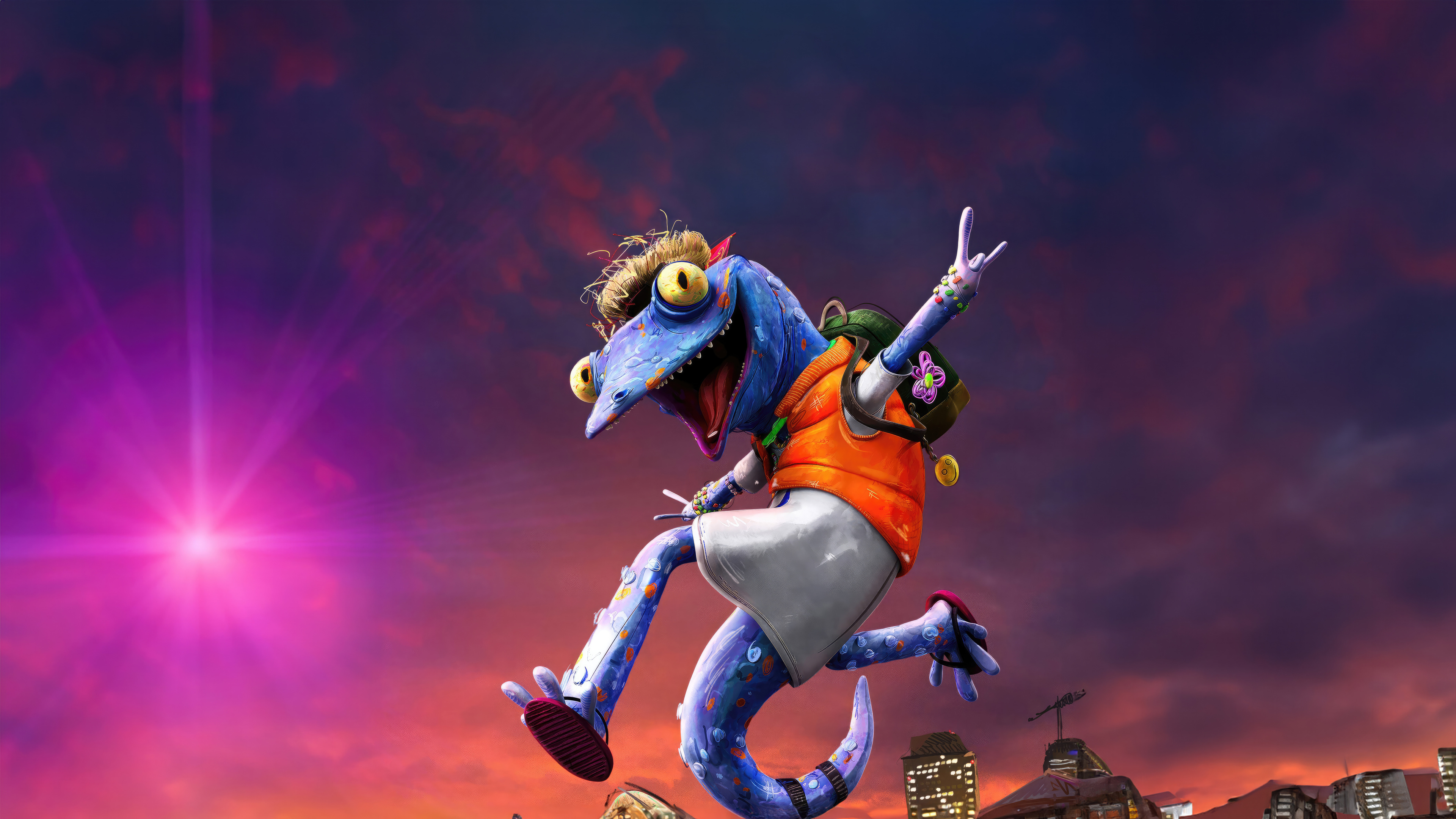 3840x2160 Mondo Gecko In Teenage Mutant Ninja Turtles Mutant Mayhem 4K ...