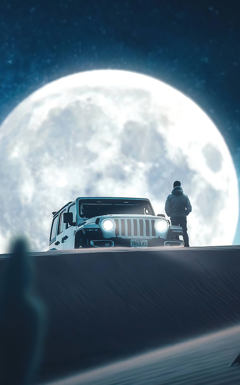 800x1280 Moon And Jeep Nexus 7,Samsung Galaxy Tab 10,Note Android ...