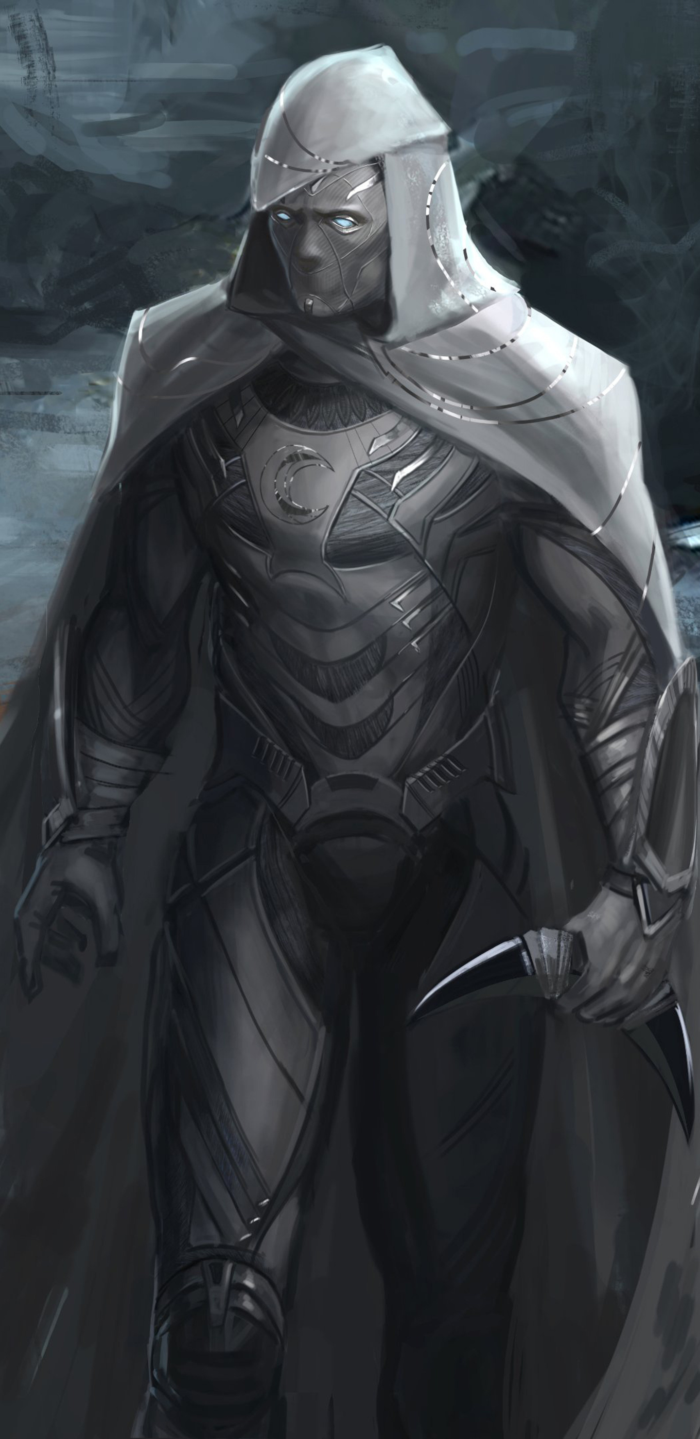 1440x2960 Moon Knight Concept Artwork 4k Samsung Galaxy Note 9,8, S9,S8 ...