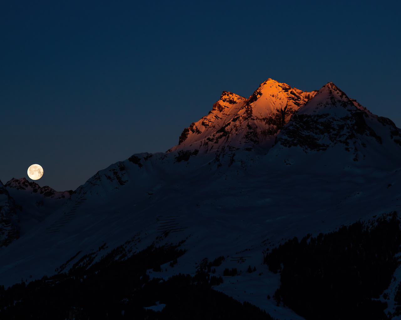 1280x1024 Moon Setting Sun Rising 5k Wallpaper,1280x1024 Resolution HD ...