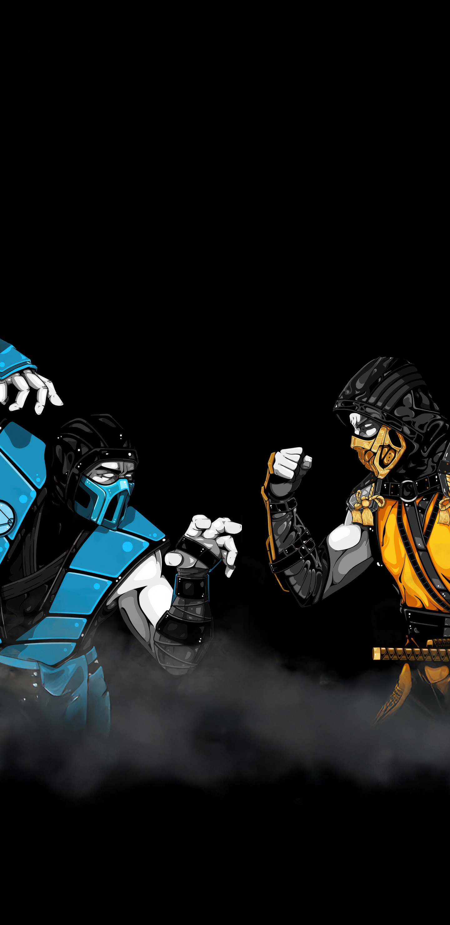 1440x2960 Mortal Kombat Sub Zero Vs Scorpion Samsung Galaxy Note 9,8, S9,S8,S8+ QHD ,HD 4k ...