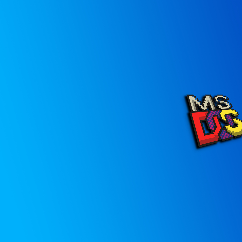 1024x1024 Ms Dos Logo 4k 1024x1024 Resolution HD 4k Wallpapers, Images ...