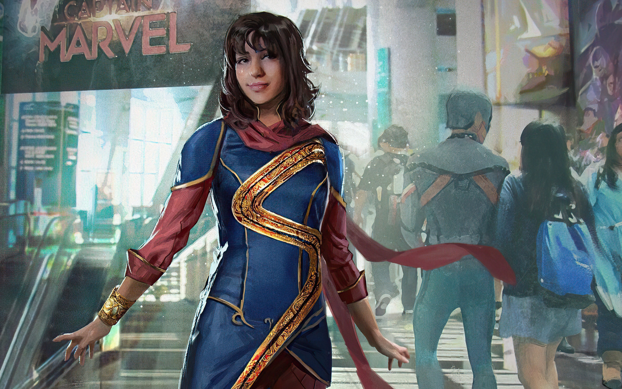 1280x800 Ms Marvel Concept Art 720P ,HD 4k Wallpapers,Images ...