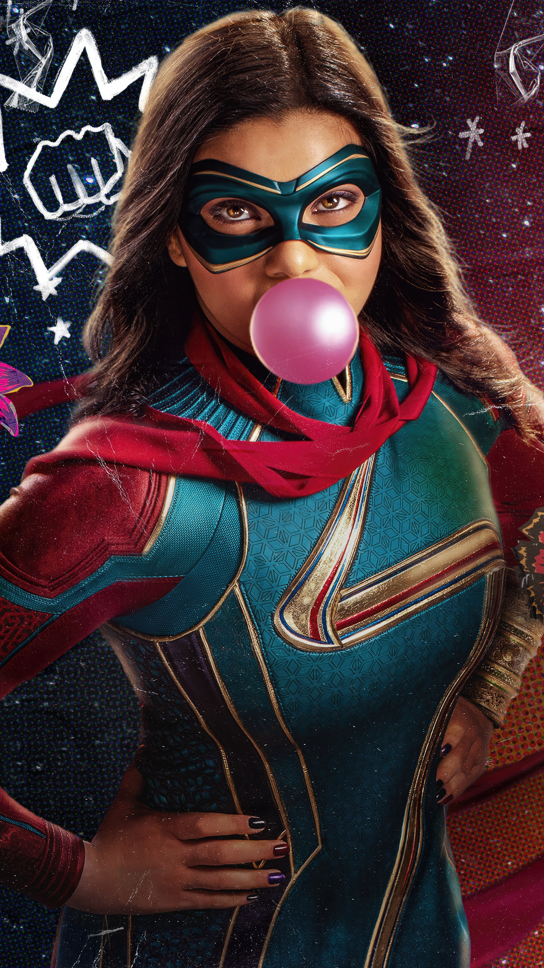 1080x1920 Ms Marvel Poster 4k Iphone 7,6s,6 Plus, Pixel xl ,One Plus 3 ...