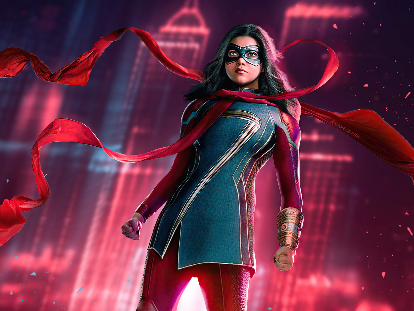 1400x1050 Ms Marvel Poster Design Wallpaper,1400x1050 Resolution HD 4k ...