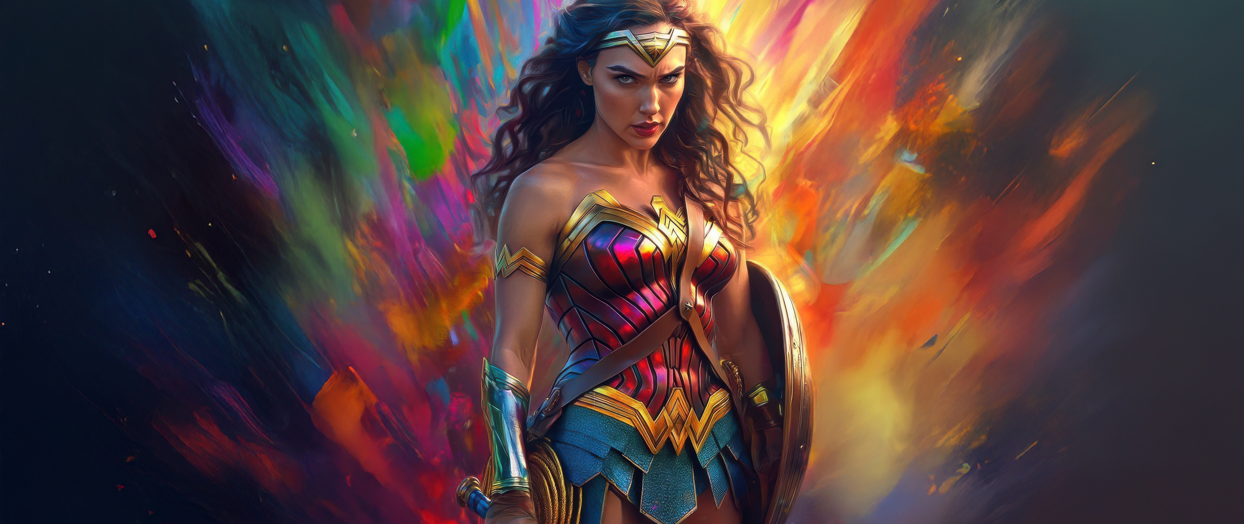2560x1080 Mysterious Wonder Woman Wallpaper,2560x1080 Resolution HD 4k Wallpapers,Images ...