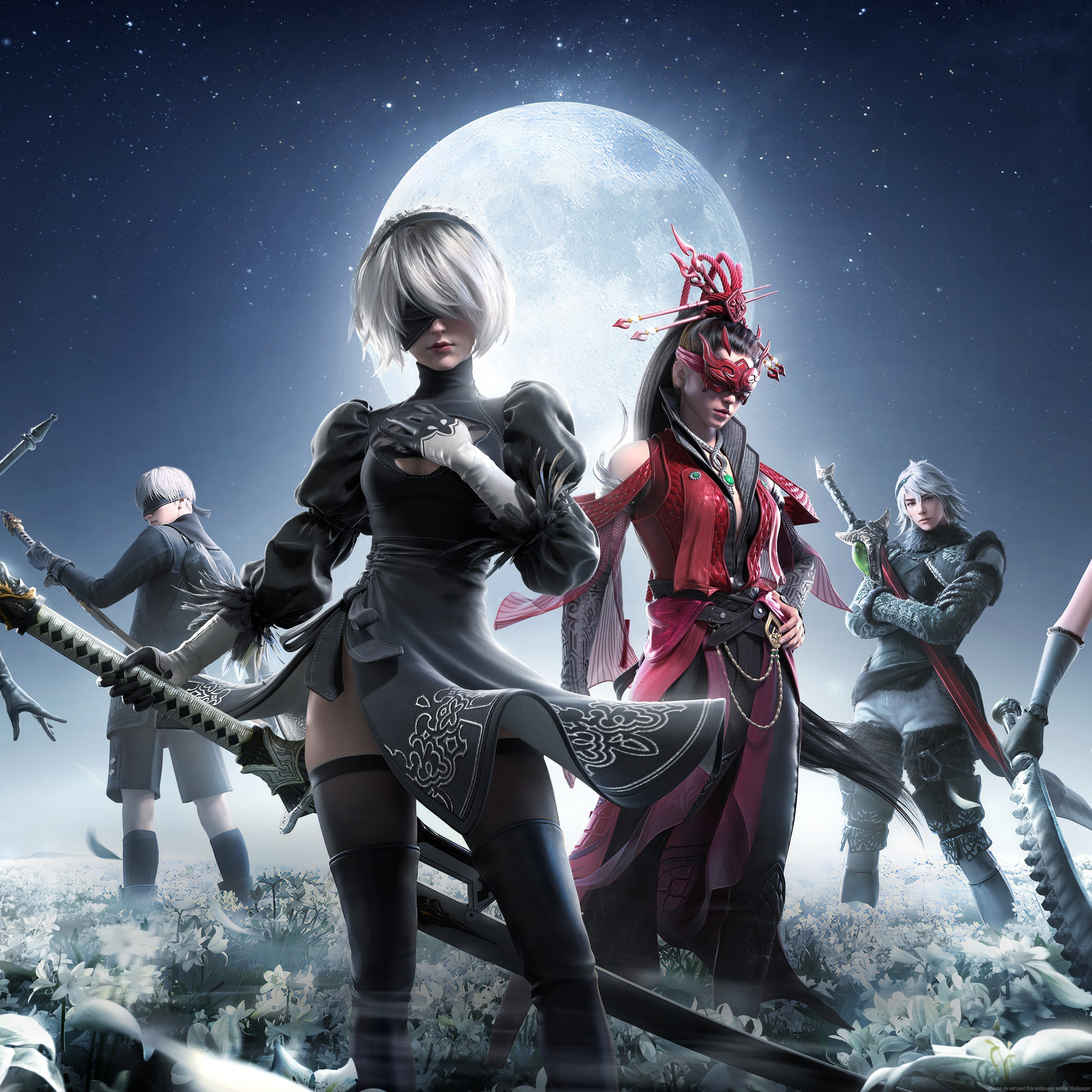 2048x2048 Naraka Bladepoint Ft Nier Automata 2023 Ipad Air ,HD 4k ...