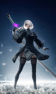 240x400 Naraka Bladepoint X 2b Nier Automata 8k Acer E100,Huawei,Galaxy ...