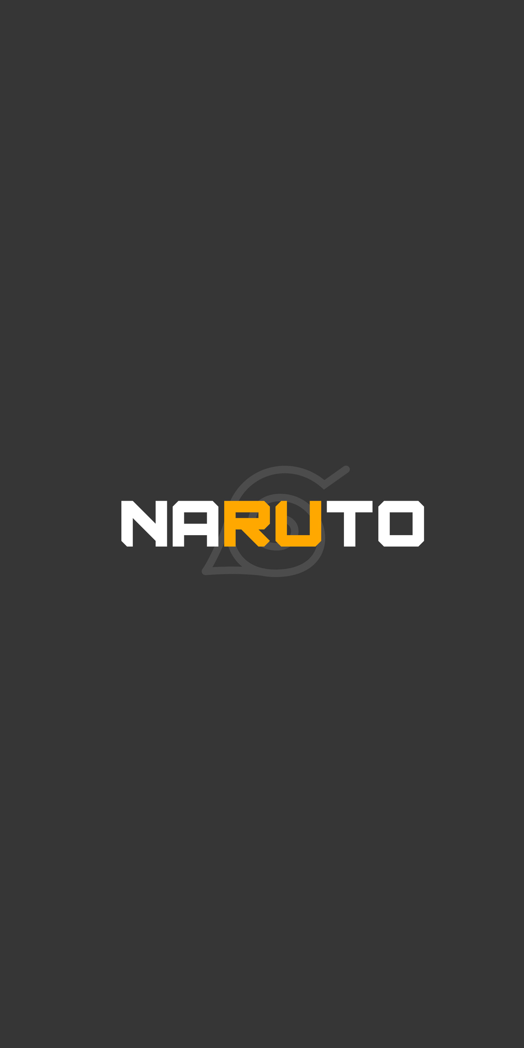 1080x2160 Naruto Logo One Plus 5T,Honor 7x,Honor view 10,Lg Q6 ,HD 4k ...