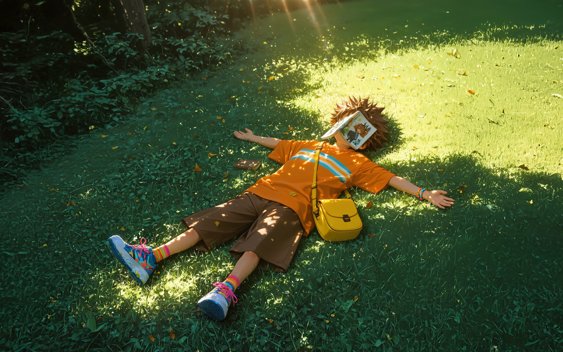 1920x1200 Nature Nap Relaxing Anime Boy 1080P Resolution ,HD 4k ...