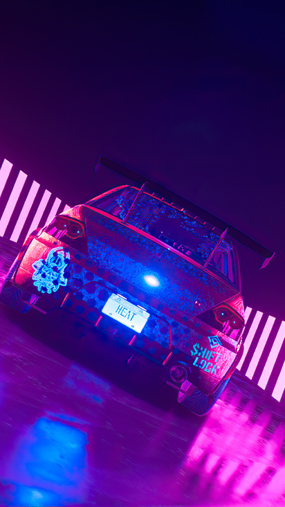 412x732 Need For Speed Heat Mitubishi Lancee Evo 4k 412x732 Resolution ...