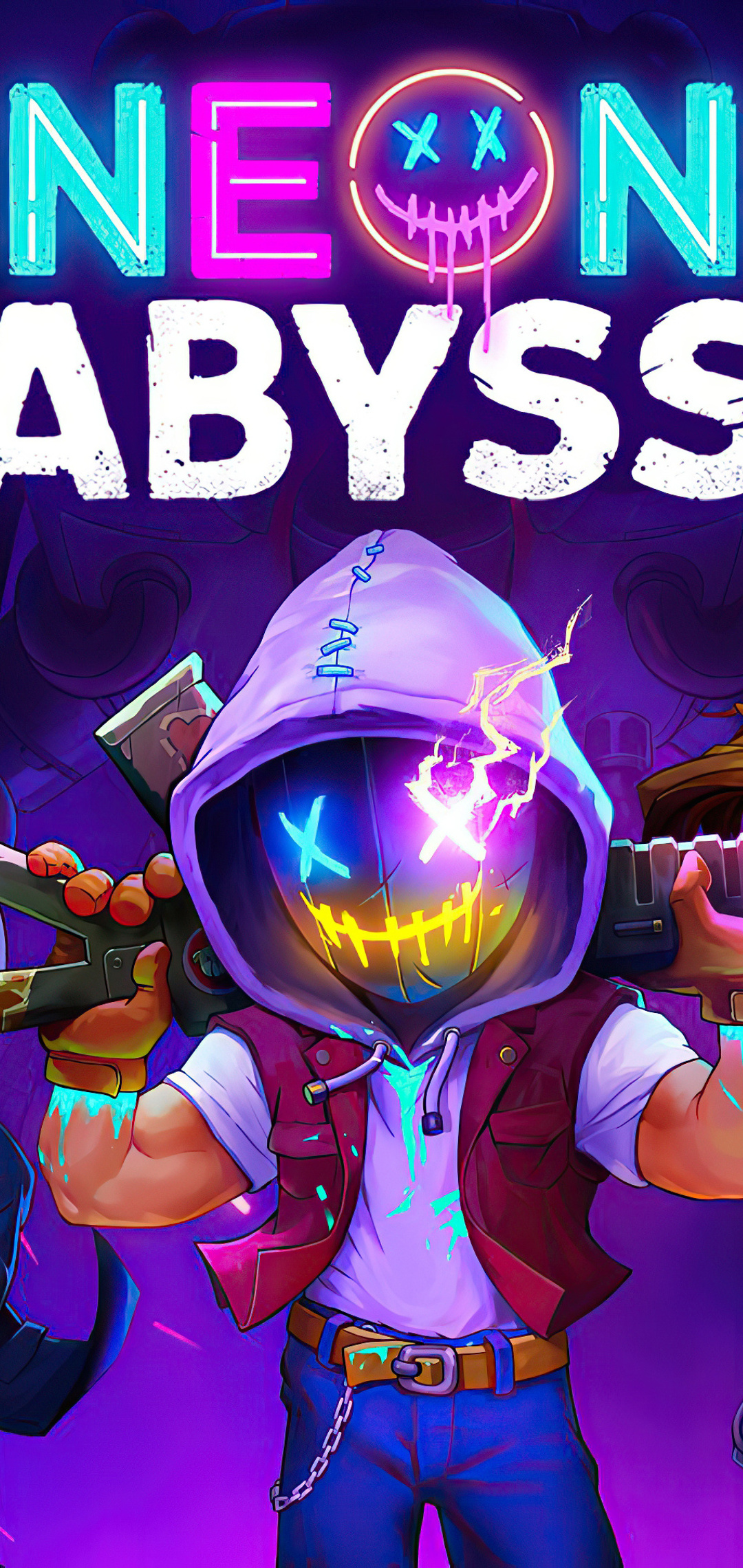 1080x2280 Neon Abyss Game 2020 One Plus 6,Huawei p20,Honor view 10,Vivo ...