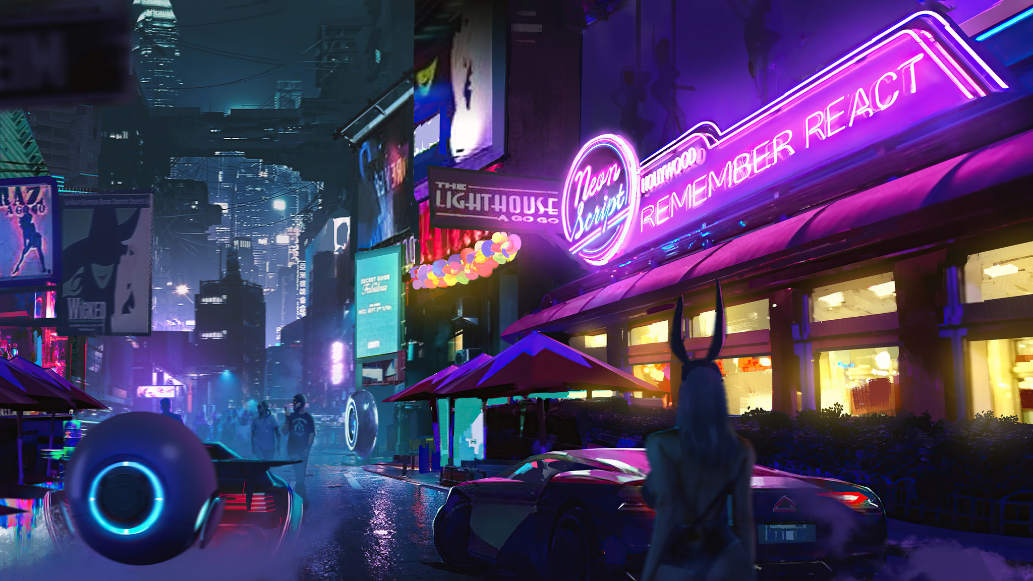 2048x1152 Neon City 2049 Wallpaper,2048x1152 Resolution HD 4k ...