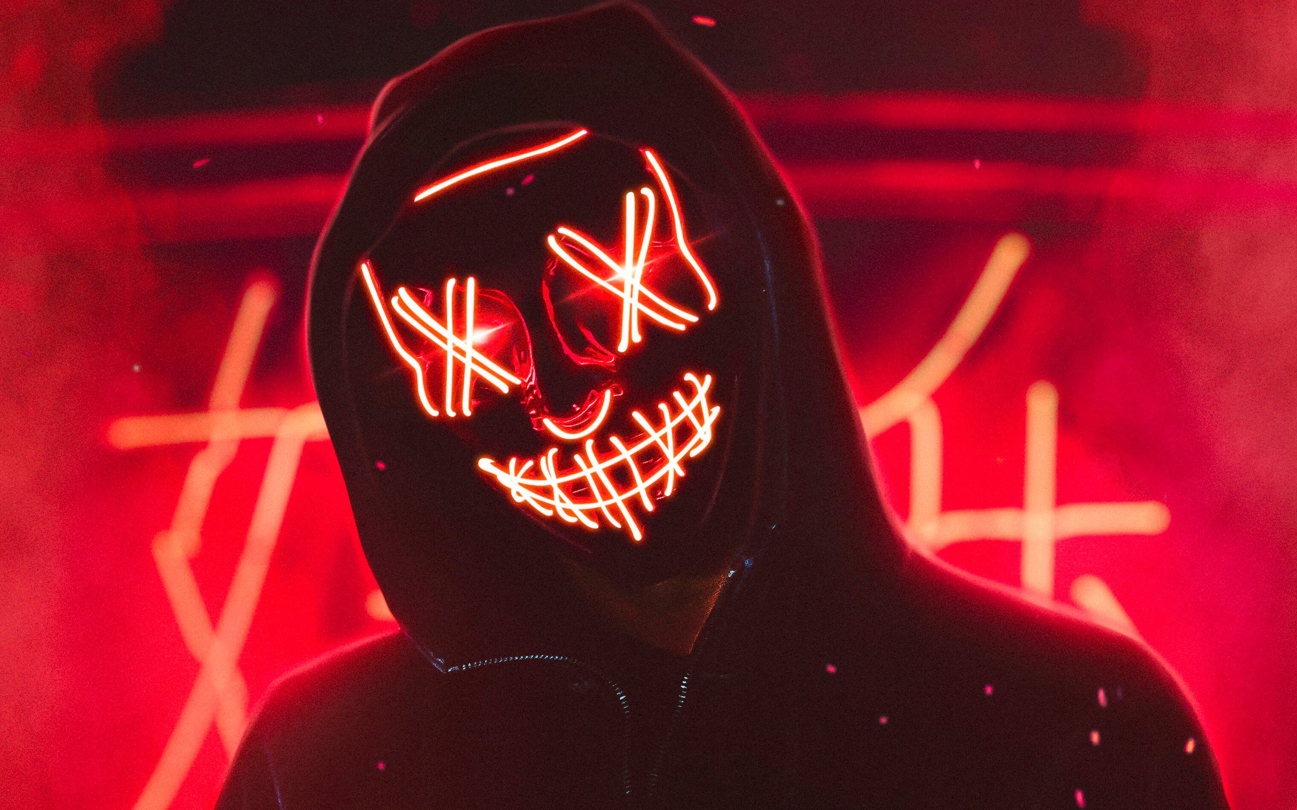 2560x1600 Neon Mask Guy 4k Wallpaper,2560x1600 Resolution HD 4k ...