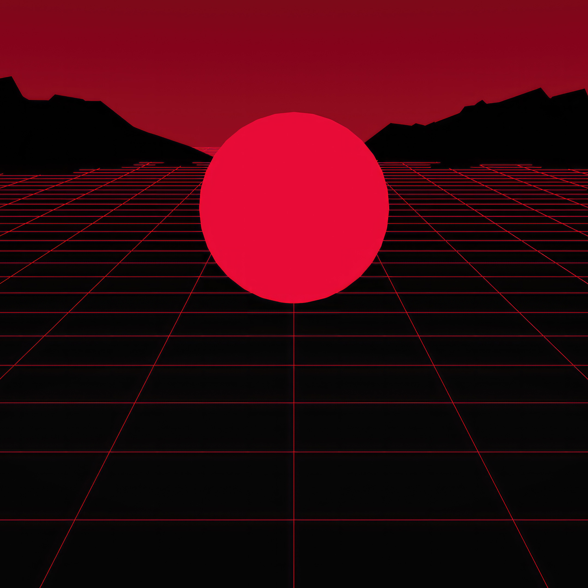 2048x2048 Neon Netrowave Grid Dark 4k Ipad Air ,HD 4k Wallpapers,Images ...