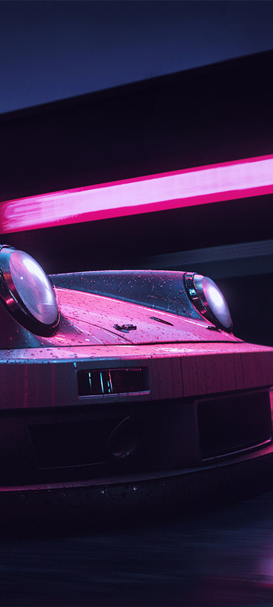 1080x2400 Neon Rush Porsche 911 Carrera RSR Google Pixel 7 ,HD 4k ...