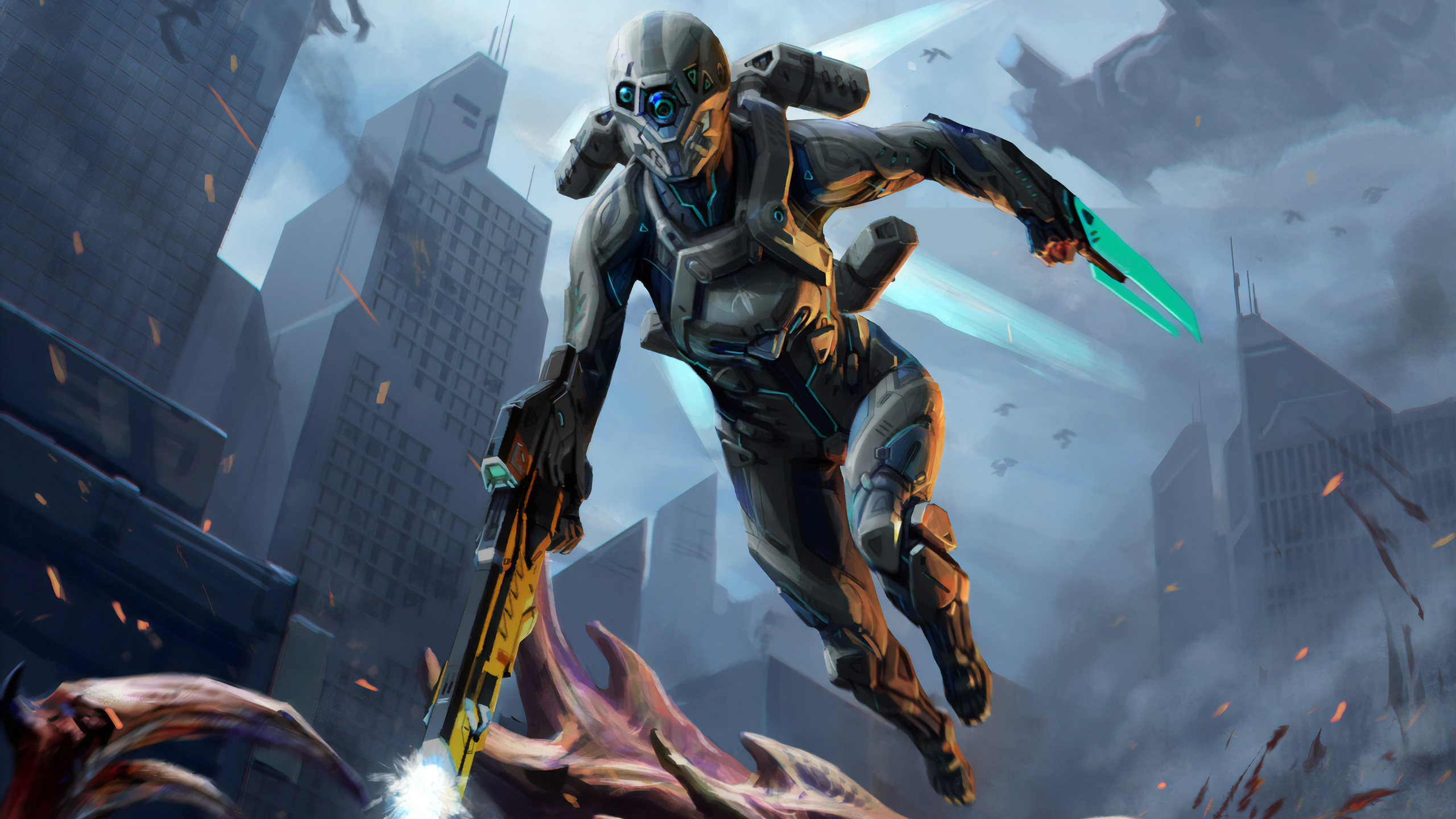 2560x1440 New Generation Ghost Starcraft 1440P Resolution ,HD 4k ...