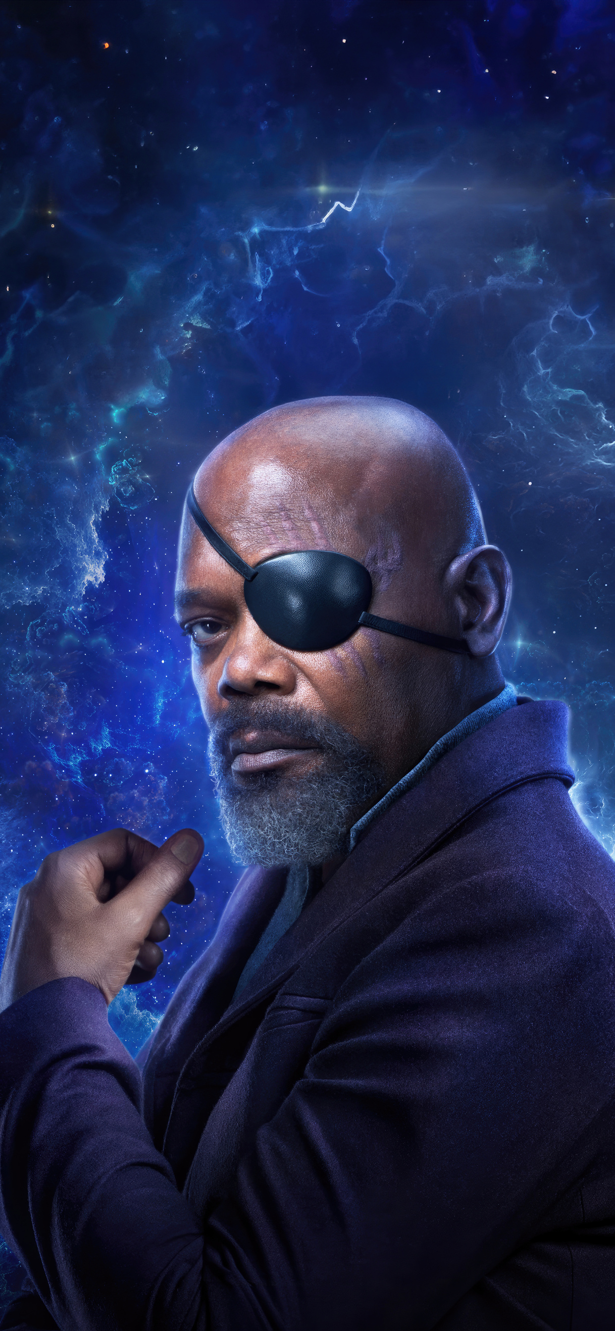 1242x2688 Nick Fury The Marvels Iphone XS MAX HD 4k Wallpapers, Images ...