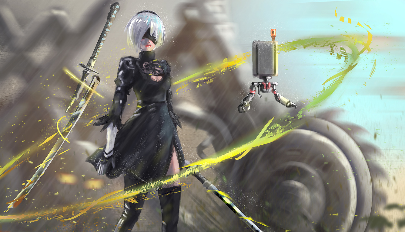 1336x768 Nier Automata 2B 2020 Laptop HD ,HD 4k Wallpapers,Images ...