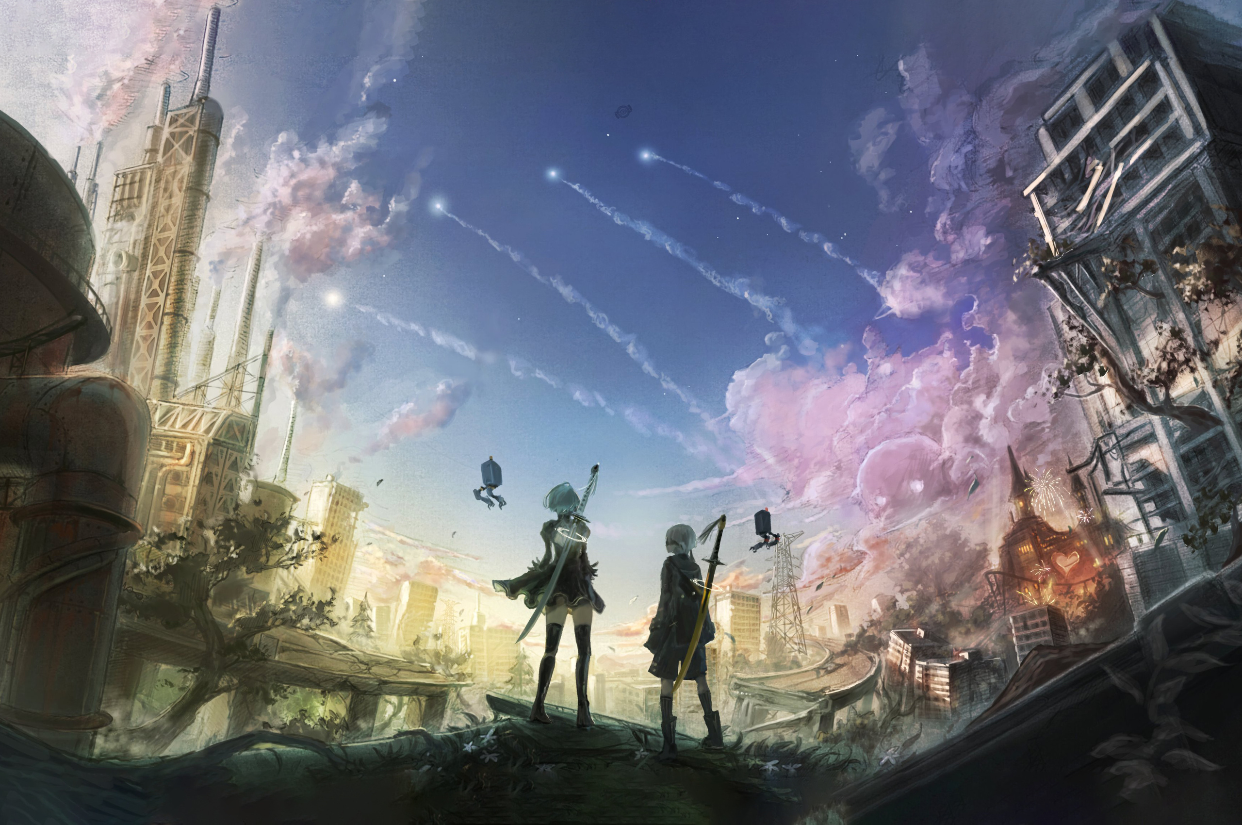 2560x1700 Nier Automata 6th Anniversary Chromebook Pixel ,HD 4k ...