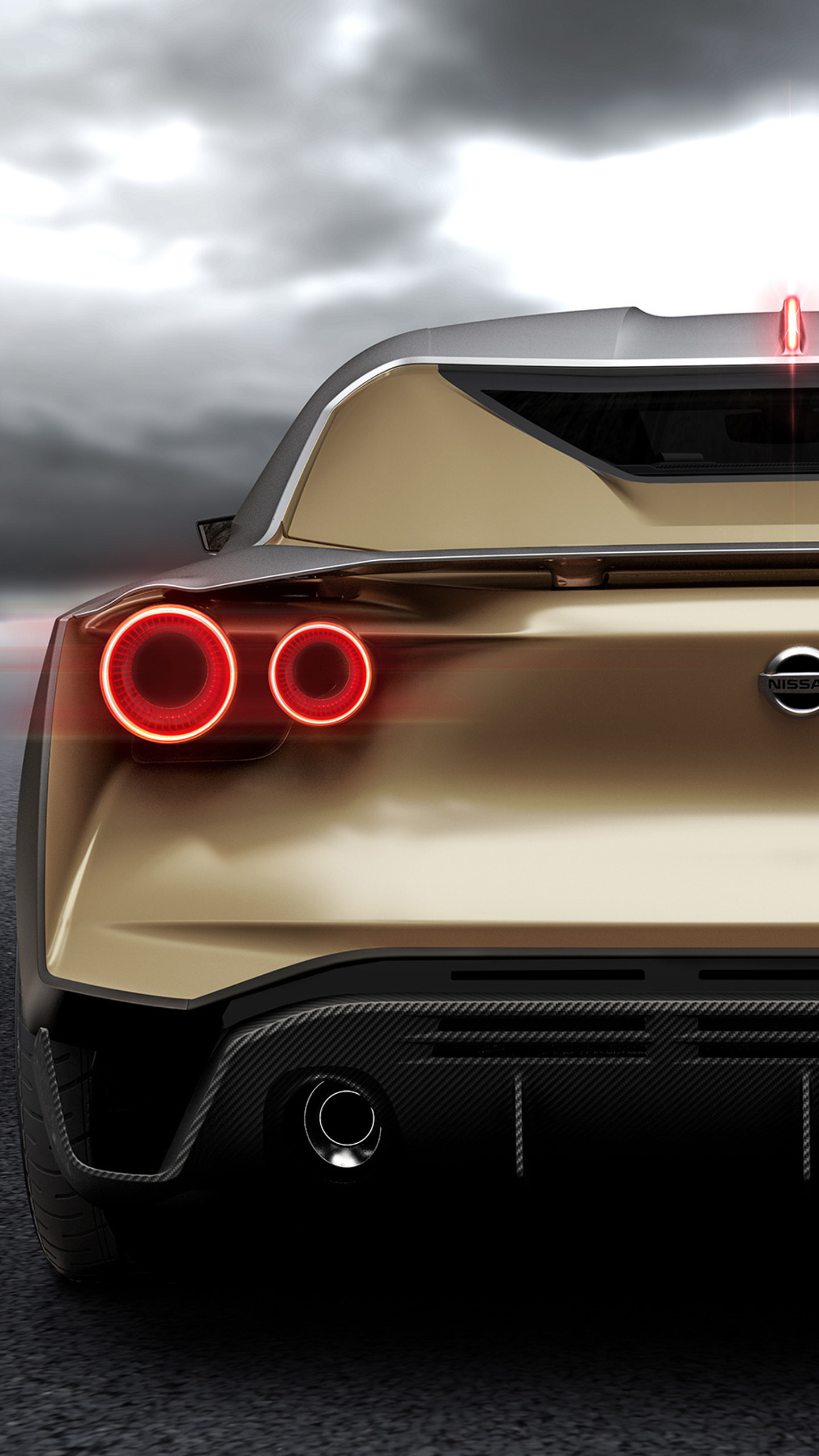 1440x2560 Nissan GT R50 Concept 2018 Rear View Samsung Galaxy S6,S7 ...