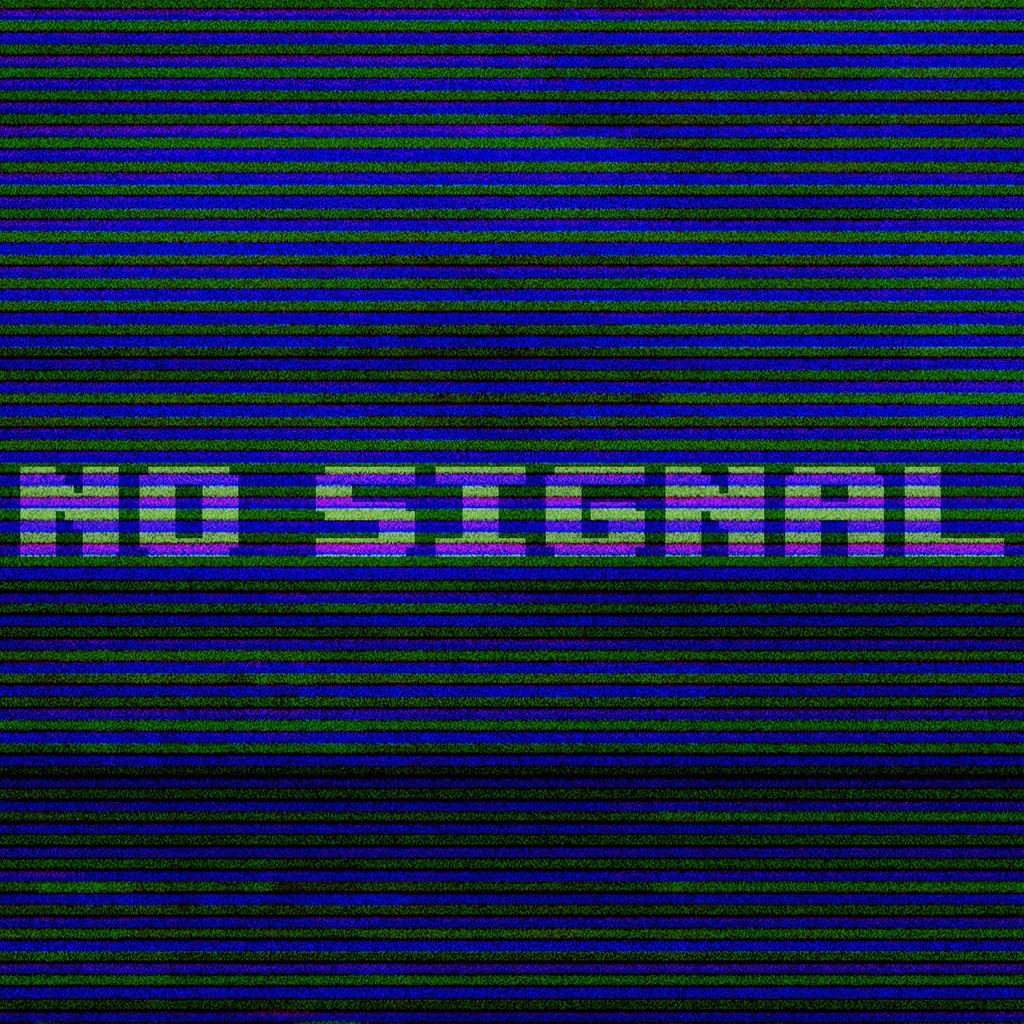 1024x1024 No Signal Typography 4k 1024x1024 Resolution HD 4k Wallpapers ...