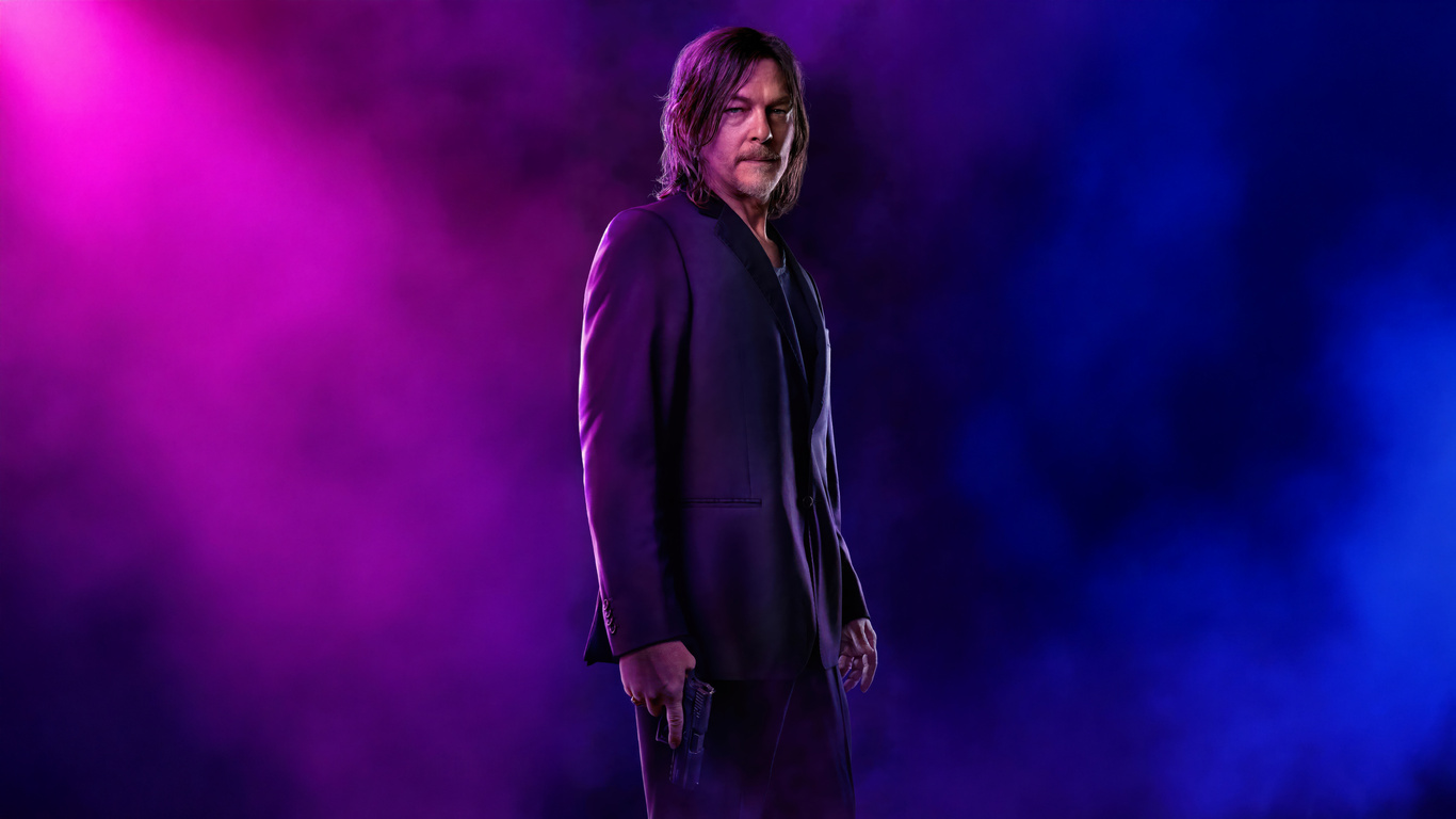 1366x768 Norman Reedus In Ballerina 2025 Laptop HD ,HD 4k Wallpapers ...