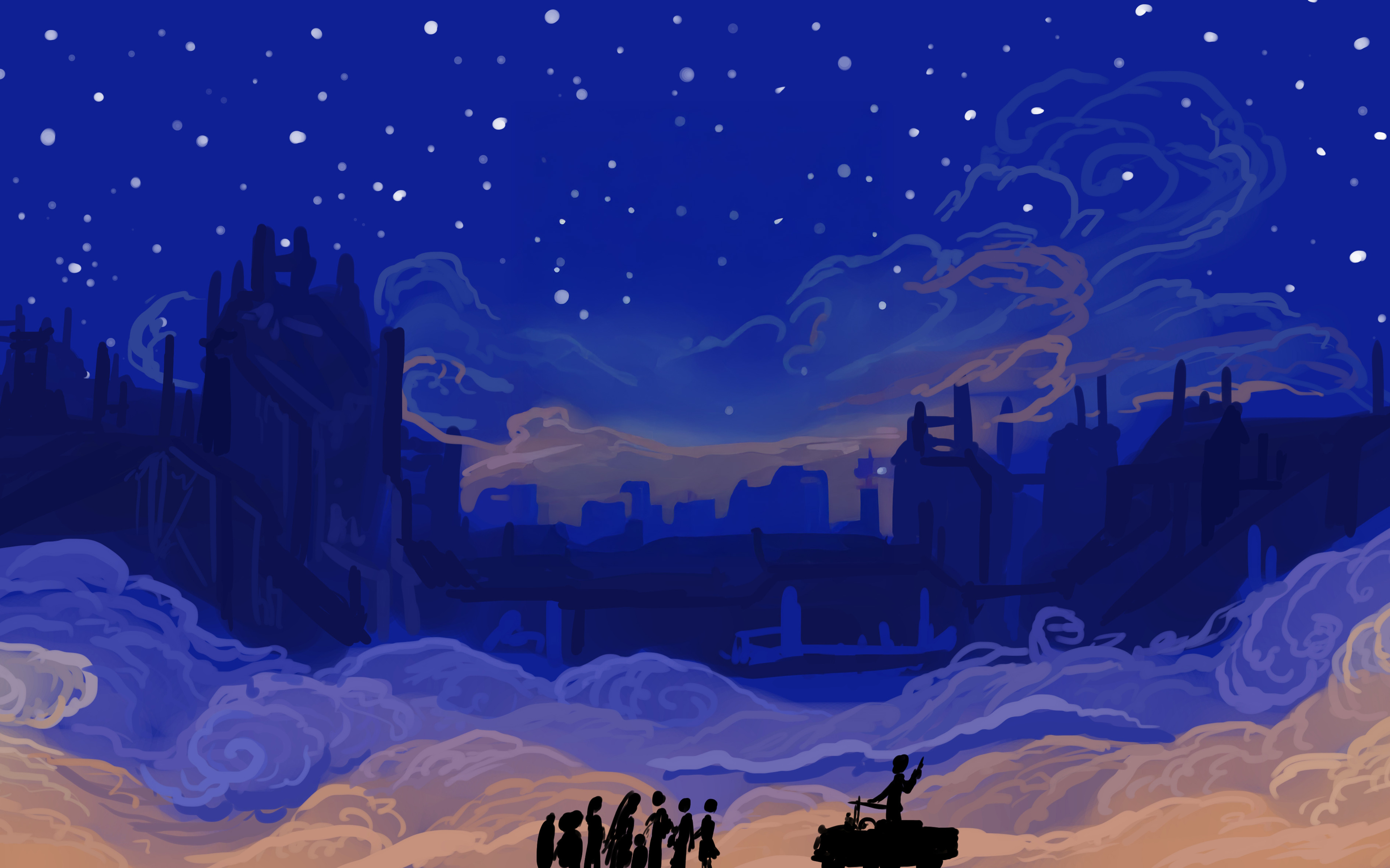 3840x2400 Northern Lights Guardian 4K ,HD 4k Wallpapers,Images ...