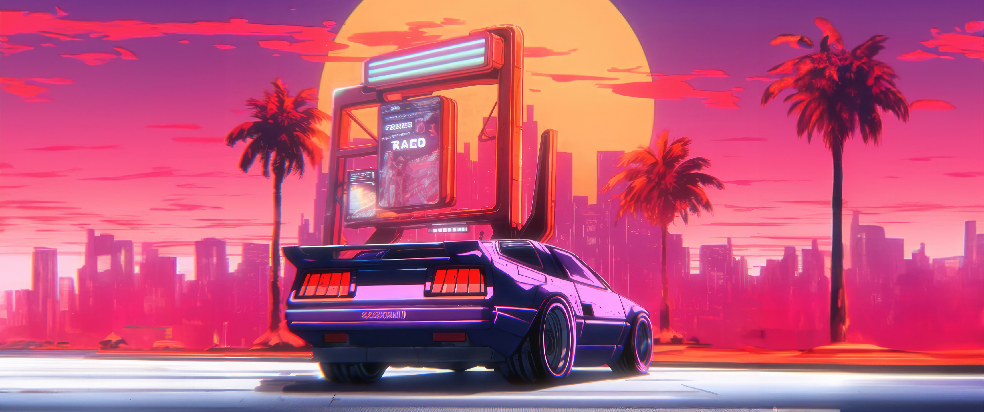 3440x1440 Nostalgic Synthwave 5k UltraWide Quad HD 1440P ,HD 4k ...
