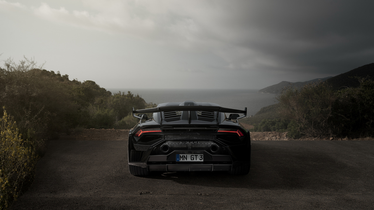 1280x720 Novitec Lamborghini Huracan STO Rear 720P ,HD 4k Wallpapers ...