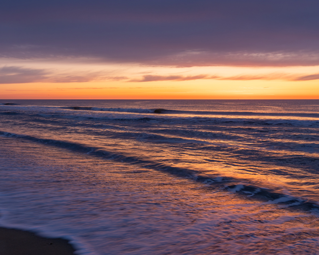 1280x1024 Ocean Canvas Of Purple And Gold Gilded Waters Wallpaper,1280x1024 Resolution HD 4k ...