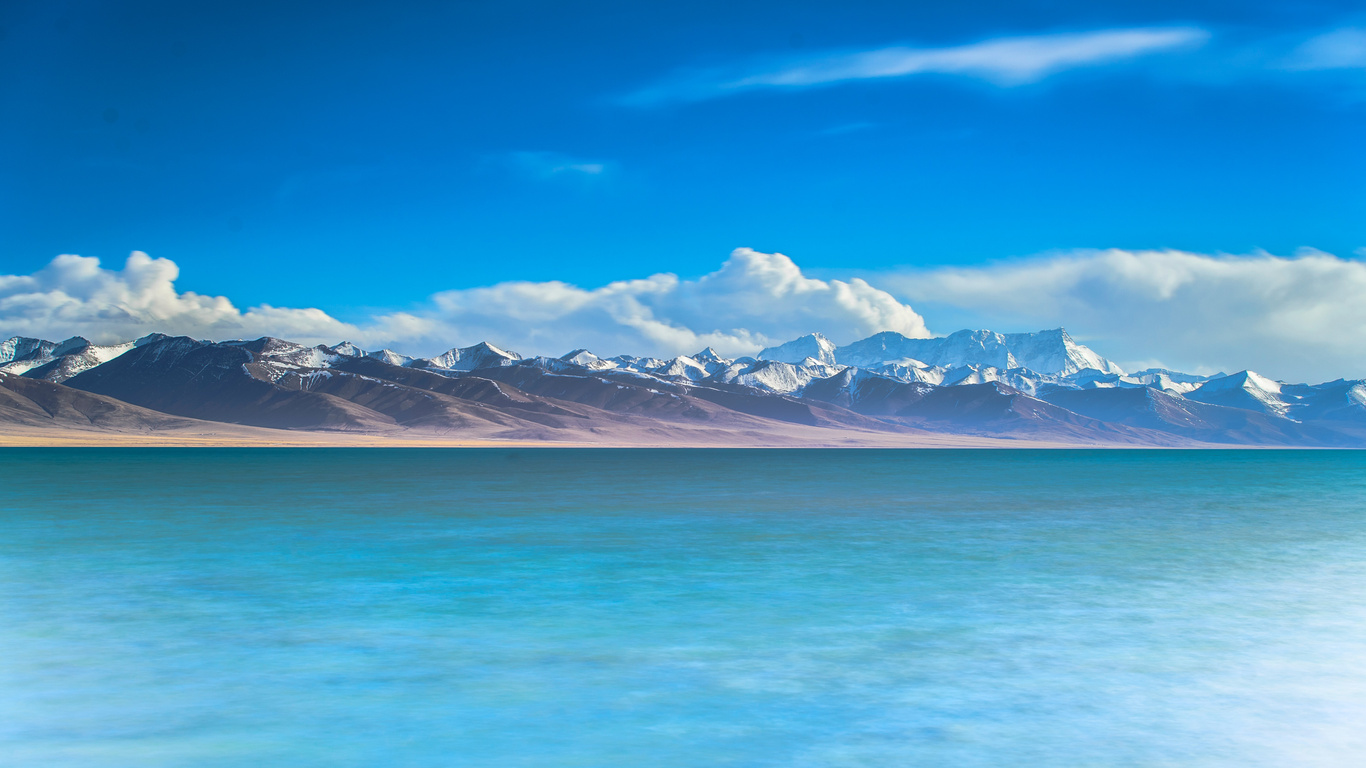 1366x768 Ocean View Mountains 5k Laptop HD ,HD 4k Wallpapers,Images ...